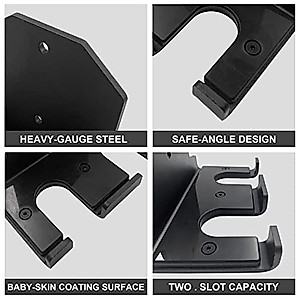 LABFROMARS Gym Heavy Duty Barbell Storage Rack Wall Mount Gym Caddy Hanger Olympic Barbell Holder for Wall Stud Home Gymfor Home and Pro,Gym Accessory Storage Resistance Bands,Jump Ropes,Lifting Belt,Barbells.