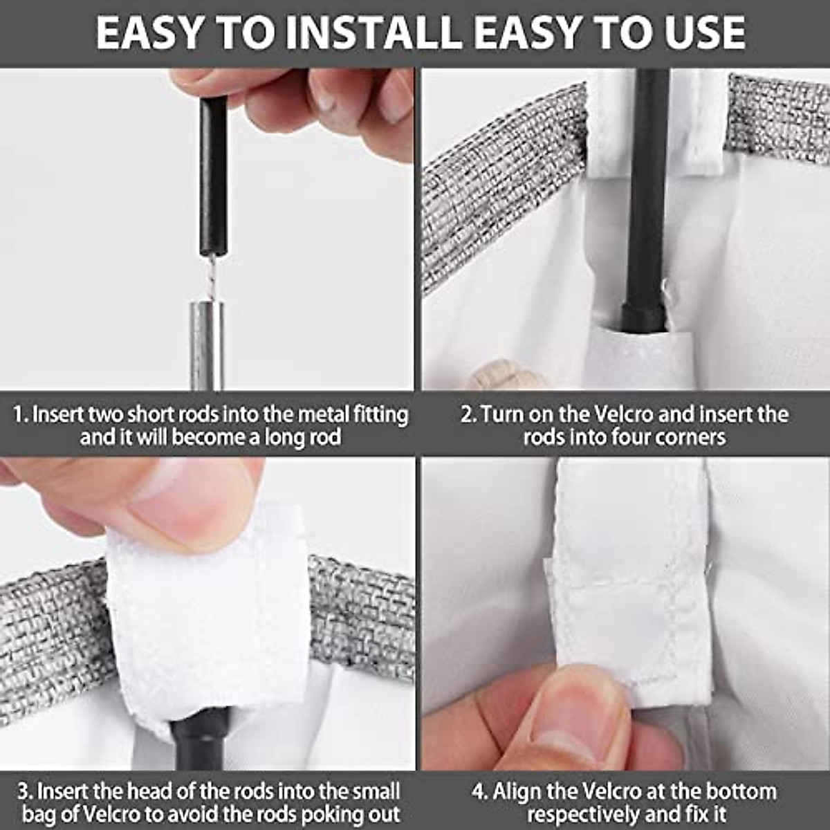 GZMXM Laundry Basket Hamper with Lid and a Removable Bag 72L Large Collapsible Laundry Baskets Dirty Clothes Hamper with Detachable Rods, Foldable Washing Bin for Clothes and Toys - Beige