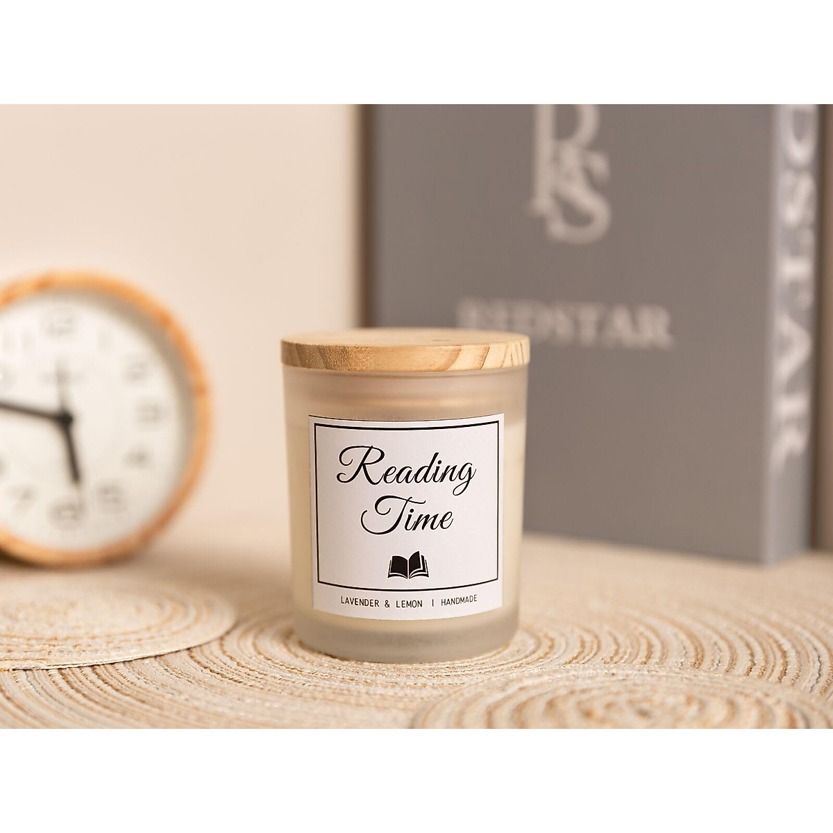 Book Lovers Gifts, Gifts for Readers, Reading Gifts, Reading Candles, Reading Themed Gifts, Lemon Lavender Candle, Gifts for Men Women