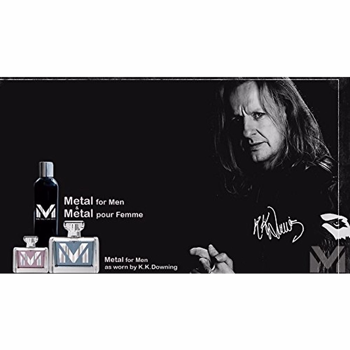 Metal for Men by Judas Priest Legend KK Downing - 3.4 Fluid Ounces - Cologne