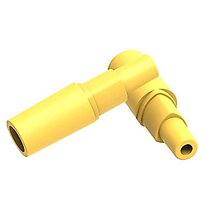 BabyValley Upgrade Backflow Adapter Compatible with Spectra S1/S2, Spectra 9, 9Plus Flange Adapter Connectors for Medela Breastshield Swing, Harmony Flange and Spectra Backflow Protector (Yellow 2pc)