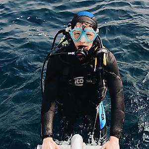 H2odyssey Coronado Mens Hooded Wet Suit - 7mm Neoprene Mens Suit for Scuba Diving - Front Zip Wetsuit for Men