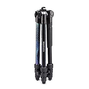Manfrotto Element MII 4-Section Aluminum Tripod with Ball Head, Blue