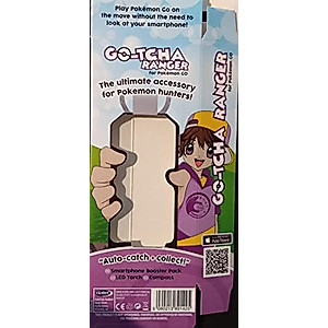 Gotcha Go-Tcha Ranger LED Touch Screen for Pocket Monster Go Plus Accessory for iPhone/Android - Pink