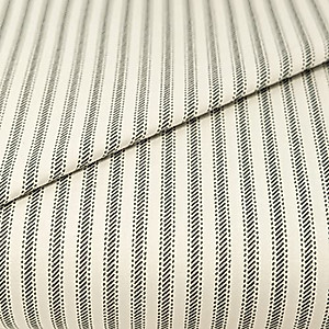 Roc-Lon 45" Ticking, Cut by Yard, Stripe Navy