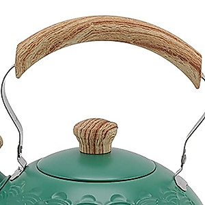 Ikunde Whistling Kettle 2.5L Capacity Stainless Steel Stovetop Teapot for Water Boiling