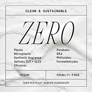 SUPERZERO Detox Solid Shampoo Bar for Oily Hair & Scalp, Made With Clean & Organic Ingredients, Sulfate-Free, Cruelty-Free & Vegan
