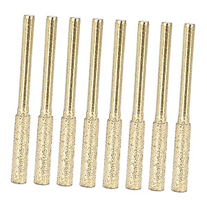 Happyyami 8 Pcs Chainsaw File Deburring Tool Electrical Tools Electric Sharpener Burr Grinding File Diamond Grinder Tool Polishing Grinding Tool Diamond Sharpener Wheels Sharpening Wheel