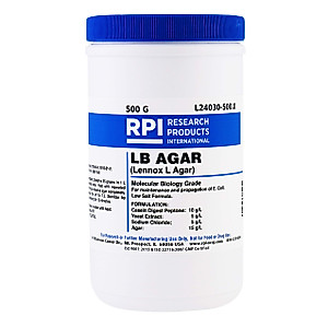 RPI L24030-500.0 LB Agar, Low Salt Formula, Powder, 500g