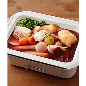 BRUNO Ceramic Coated Pan for Compact Hot Plate BOE021-NABE