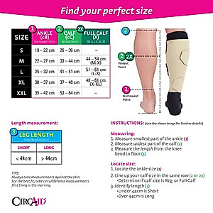 CircAid juxtalite HD lower leg system long XL