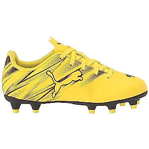 PUMA Attacanto Firm Ground/Artificial Ground (Toddler/Little Kid/Big Kid) Yellow Blaze/Puma Black 3.5 Little Kid M