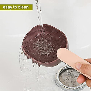 Yadream 2PCS Pet Food Scooper Multi-functional Plastic with Fashionable Food Shovel Handle and Comfortable Grip Handle, suitable for Dogs Cats and other pets