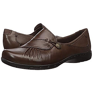 Cobb Hill Women's Paulette Flat, Bark, 10 W US