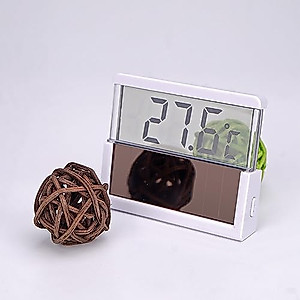 3pcs Abs Thermometer Small Thermometer Digital Aquarium Aquarium Temperature Aquarium Thermometer Dog Birthday Hat Water Temperature Meter White High Precision Water Thermometer