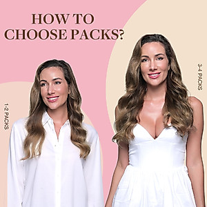 GOO GOO Tape in Hair Extensions Human Hair, 4/27/4 Balayage Chocolate Brown to Caramel Blonde, 18inch 50g 20pcs, Thick Ends Straight Seamless Tape in, Invisible Tape in Hair Extensions Human Hair