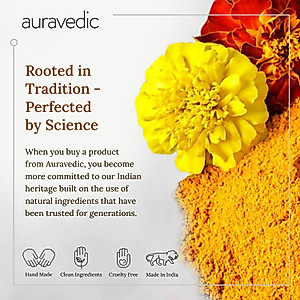 Auravedic Kumkumadi Oil Pure Saffron For Ultra Radiant Skin, 3.38 Fl Oz (100ml)