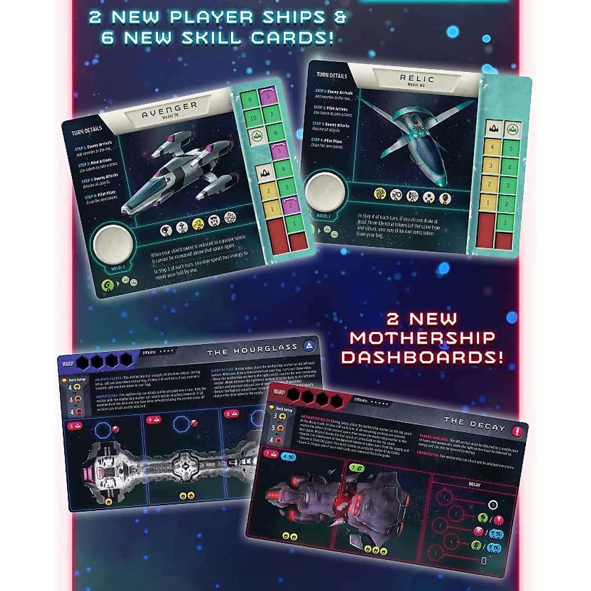 Renegade Game Studios Warp's Edge: Anomaly Expansion - Bag-Building Strategy Game, Ages 10+, 1 Player Solo Game, 30-45 Min