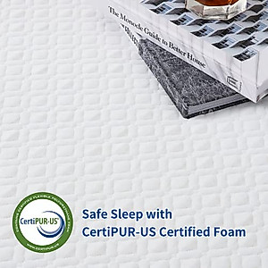 Opoiar Queen Mattress, 8 Inch Memory Foam Mattress in a Box Queen Size,Medium Firm Cooling Gel Infused Mattress for Sleeping,Pressure Relieving,Breathable Removable White Cover,CertiPUR-US Certified