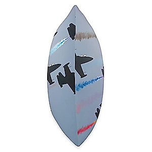 Military Fighter Jet Throw Pillow, 16x16, Multicolor