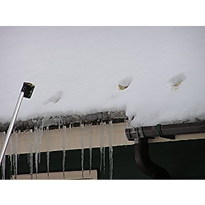 ICE MELT Cup First TIME Home Owners: Prevent ICE DAMS, USE The ICE MELT Cup, Threaded Handle