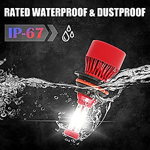 StoneBanks 9007 HB5 LED Headlight Bulb, 6000K White 4-sides LED Chips High Low Beam Bulb Driving Car Headlamp Plug and Play Conversion Kit, Pack of 2