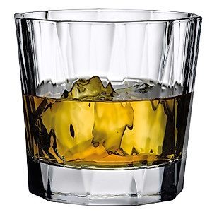 Nude Hemingway Set, Crystal Whiskey Glass, |Lead-Free|, Scotch Glasses for Men and Women Glasses for Home Bar and Dining Glasses, Dof Whisky Glasses Set Of 4