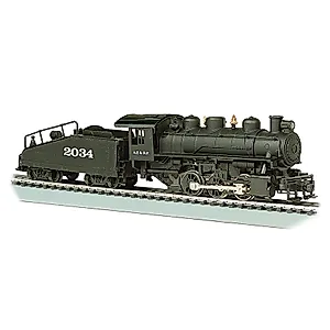Bachmann Trains - USRA 0-6-0 Locomotive with Smoke and Slope Tender - ATSF #2034 - HO Scale
