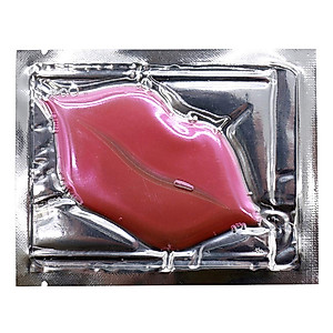 Jakuva 30PCS Moisturizing Collagen Lip Mask, Lip Sleeping Mask Lip Balm Bulk Lip Masks for Dry Lips,Remove Chapped Skin & Anti-Aging, Hydrating Plumping Your Lip,Pink