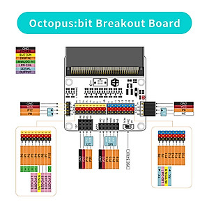 ELECFREAKS microbit Tinker Kit for Kid Micro:bit Sensor Starter Kit with 35 Projects, DIY Programming STEM kit with Basic Coding Electronics Modules and Wiki Tutorial(Without Micro:bit)