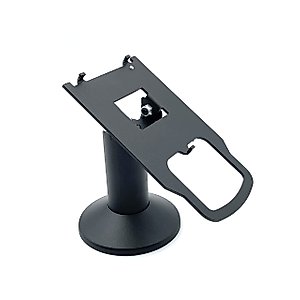 DCCStands Verifone M400/M440 Swivel and Tilt Low Profile 4" Terminal Stand, Screw-in and Adhesive, Black