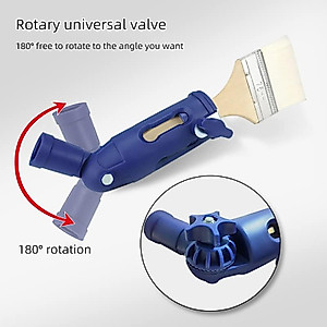 Paint Edger Brush Extender Paint Roller Extension Pole 3.6ft Gripper Paint Edger Tool for Wall Corner Painting Painting Tool Wall Detail Decoration Handle Tool