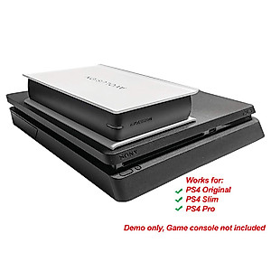 Avolusion PRO-5X Series 6TB USB 3.0 External Gaming Hard Drive for PS4 Original, Slim & Pro (White)