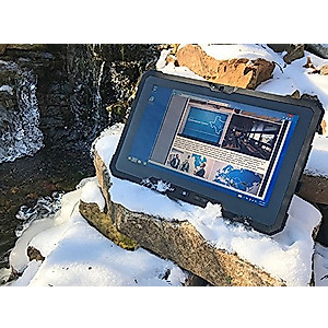 Dell Latitude Rugged 7202 Tablet 2 In 1 Laptop PC (Intel Core M-5Y71, 8GB Ram, 128GB SSD, Dual Camera, Thumb Security) Win 10 Pro Dual Battery (Renewed)