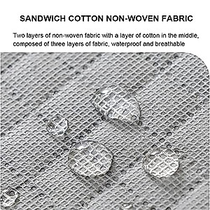 YXDFG Hanging Garment Bag for Closet,Dustproof Breathable and Non-Woven Fabrics Wardrobe Clothing Storage Organizer,with Large Clear Window and Zippers Opening,Brown,52×52×90cm