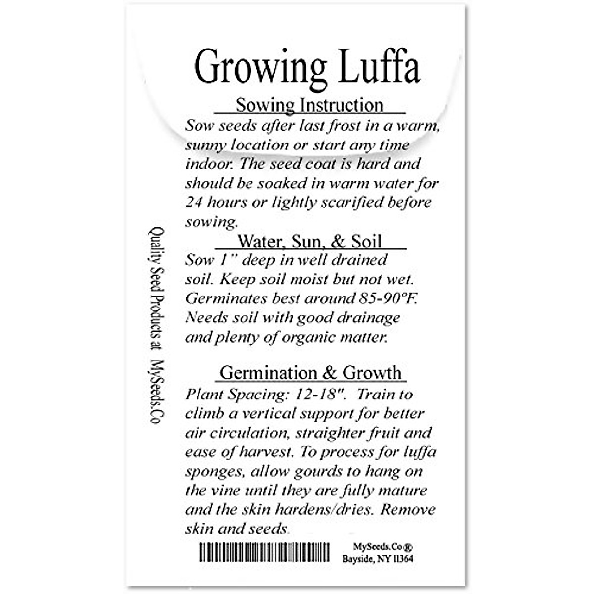 Big Pack - (100) Luffa Luffa Cylindrica Loofah Seeds - Dishcloth Or Luffa Gourd Fruits Grow To Approx. 2' - Non-GMO Seeds By MySeeds.Co (Big Pack - Luffa Gourd Reg)