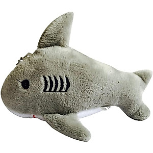 Rosojodg 1Pc Blue 12cm Cute Shark Plush Stuffed Hanging Doll Key Chain Pendant Bag Decor Plush Figure Toys
