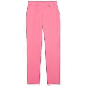 The Drop Women's Abby Flat Front Pant, Rose Pink, M