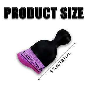 tobenbone Car Interior Detailing Brush, Ultra Soft Non-Scratch Dust Brush, Car Interior Cleaning Tool for Cleaning Panels, Air Vent, Leather (Purple)