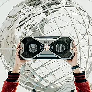 Altec Lansing Mix 2.0 - Waterproof Bluetooth Speaker with Strong Bass, Portable Speaker for Travel & Outdoor Use, 100 Foot Range & 20 Hour Playtime