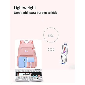 ETAISHOW Kawaii Girls Backpack for School Aesthetic School Bag Bookbag for Elementary Students