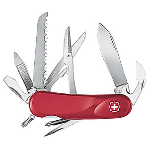 Victorinox Swiss Army Evolution 18 Pocket Knife, Red, 85mm