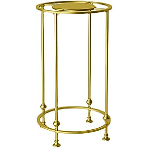 Round Freestanding Rack,Gold Clothing Rack Retail Display Heavy Duty Clothes Garment Rack,Multi-Purpose Hanging Rod
