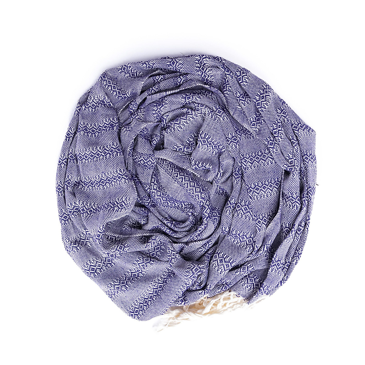 Baby Trapoz Mexican Rebozo Shawl, Ideal for Natural Birth, Doula Massage, 98.5", Purple