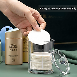 50 Pcs Compressed Facial Sponges Facial Makeup Sponge Natural Cosmetic Spa Sponges for Women Cleansing, Exfoliating Mask, Makeup Removal, Dead Skin, and Dirt, Travel Essentials(White)