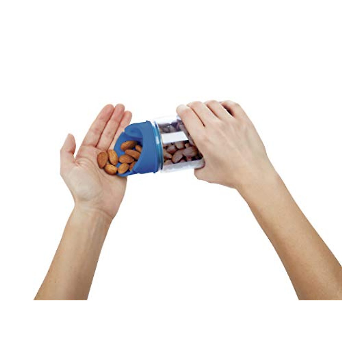 BUILT 12 Ounce Tidbit On The Go Snack Container Blue Tint 5269892
