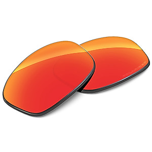 Tintart Performance Lenses Compatible with Oakley Scalpel OO9095 | Scalpel Asain Fit(AF) OO9134 Polarized Etched-Fire Red