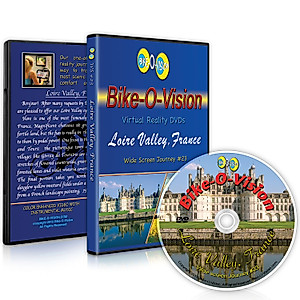 Bike-O-Vision - Virtual Cycling Adventure - Loire Valley, France - Perfect for Indoor Cycling and Treadmill Workouts - Cardio Fitness Scenery Video (Widescreen DVD #23)
