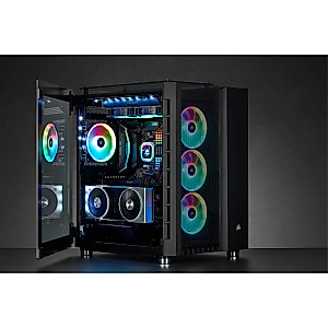 CORSAIR Crystal Series 680X RGB High Airflow Tempered Glass ATX Smart Case, Black