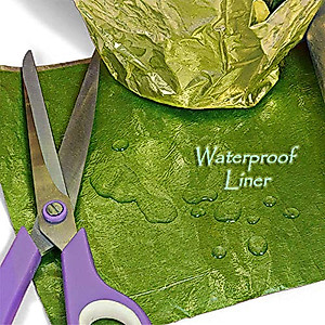 20 X 10 Yds Black Polyethylene Embossed Floral Foil